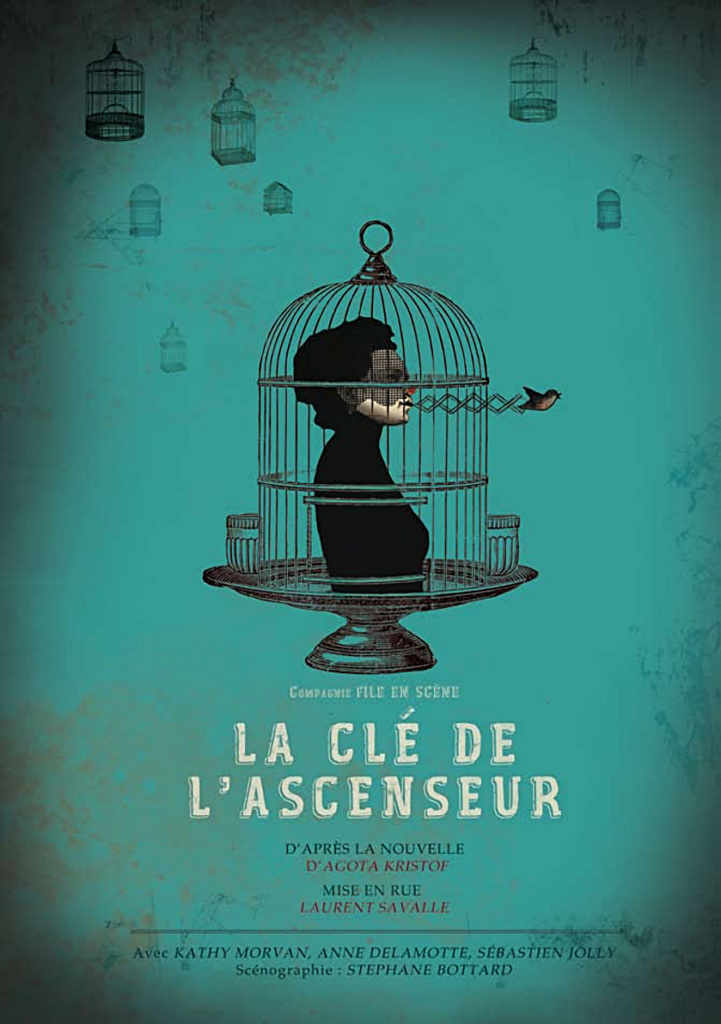 Affiche Clé ascenseur-LR - Compagnie File en Scene
